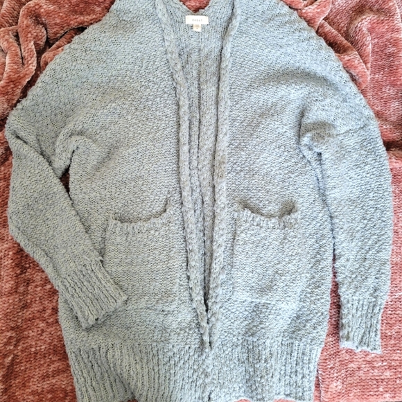 debut | Sweaters | Sage Green Oversized Knit Cardigan | Poshmark